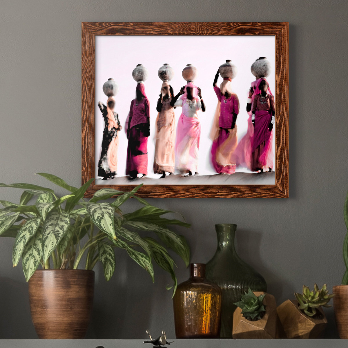Ebern Designs Thar Desert Women-Premium Framed Canvas - Ready To Hang ...