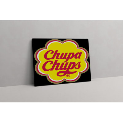 Avellino Chupa Chups Logo On Canvas by Salvador Dali Print | Wayfair