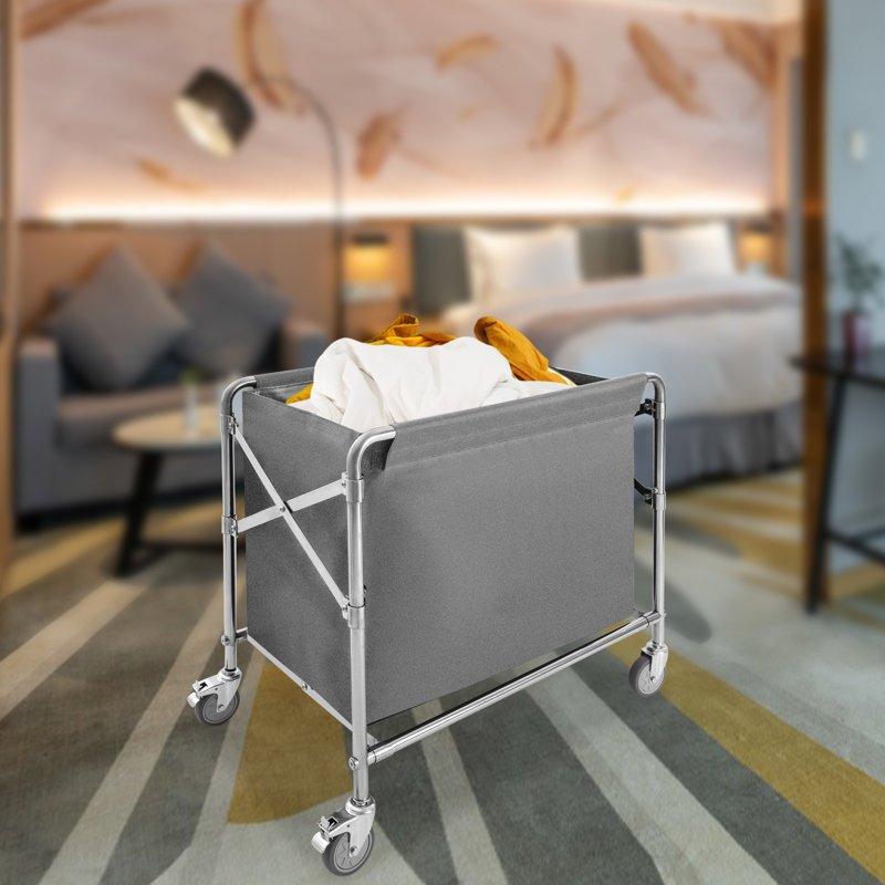 FRONG Folding Laundry Cart for Home or Commercial Use | Wayfair