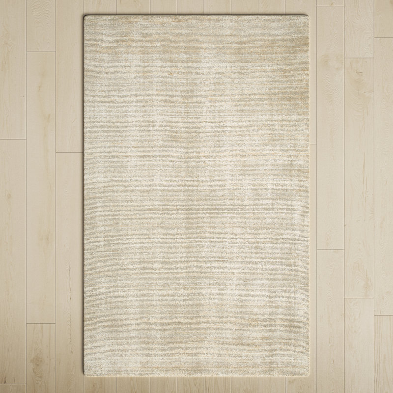 Casleton Hand-Loomed Dark Beige Area Rug & Reviews | Birch Lane