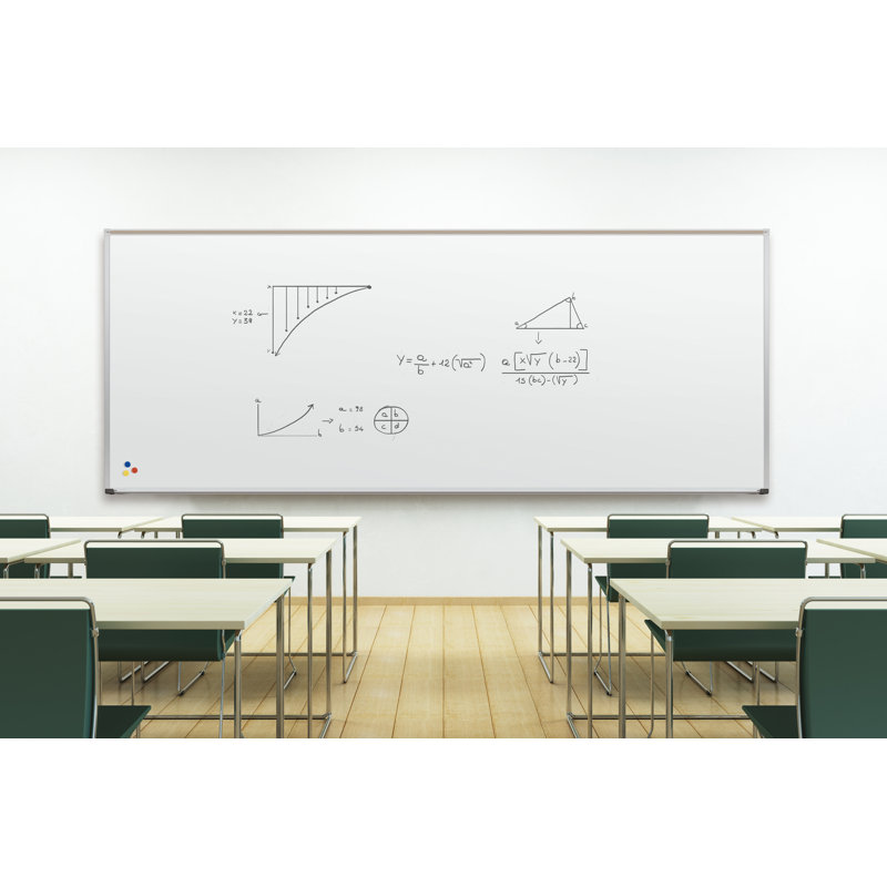 MooreCo Porcelain Steel Markerboards Best-Rite® Wall Mounted Whiteboard ...