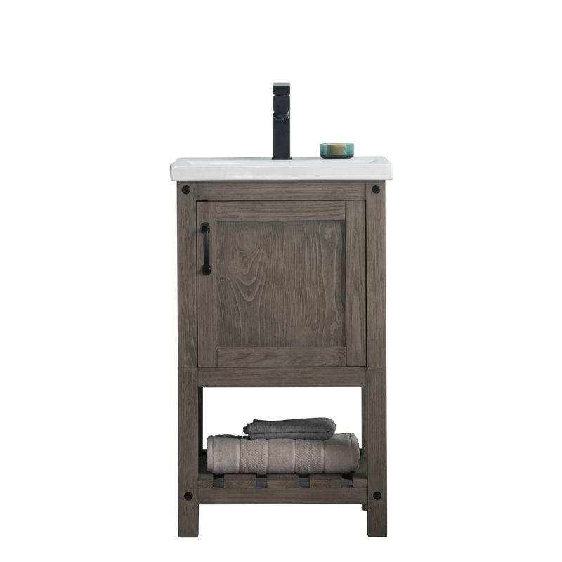 The Twillery Co.® Radstock 20" Single Bathroom Vanity Set & Reviews ...