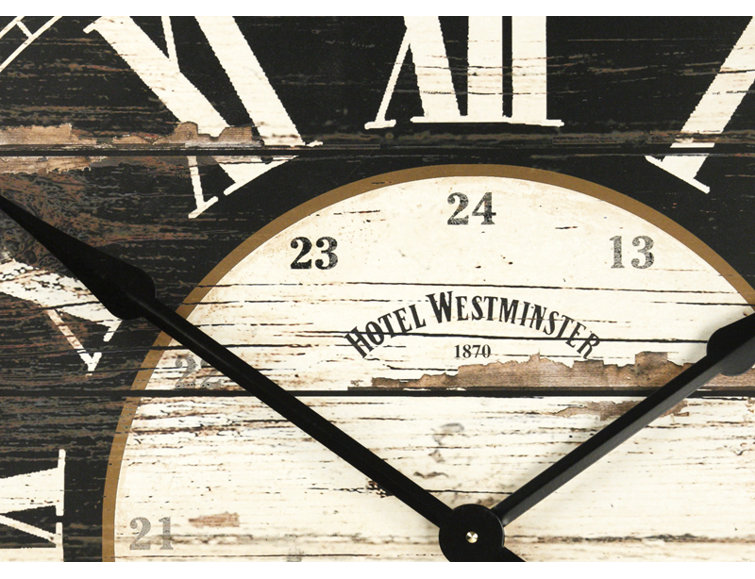 Zentique Wood Analog Clock & Reviews | Perigold