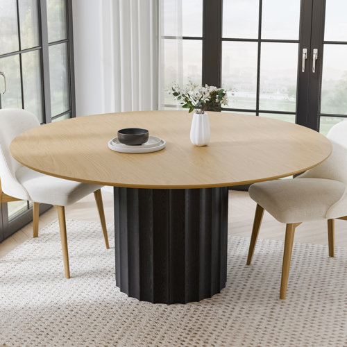 8 + Seat Round Kitchen & Dining Tables You'll Love | Wayfair