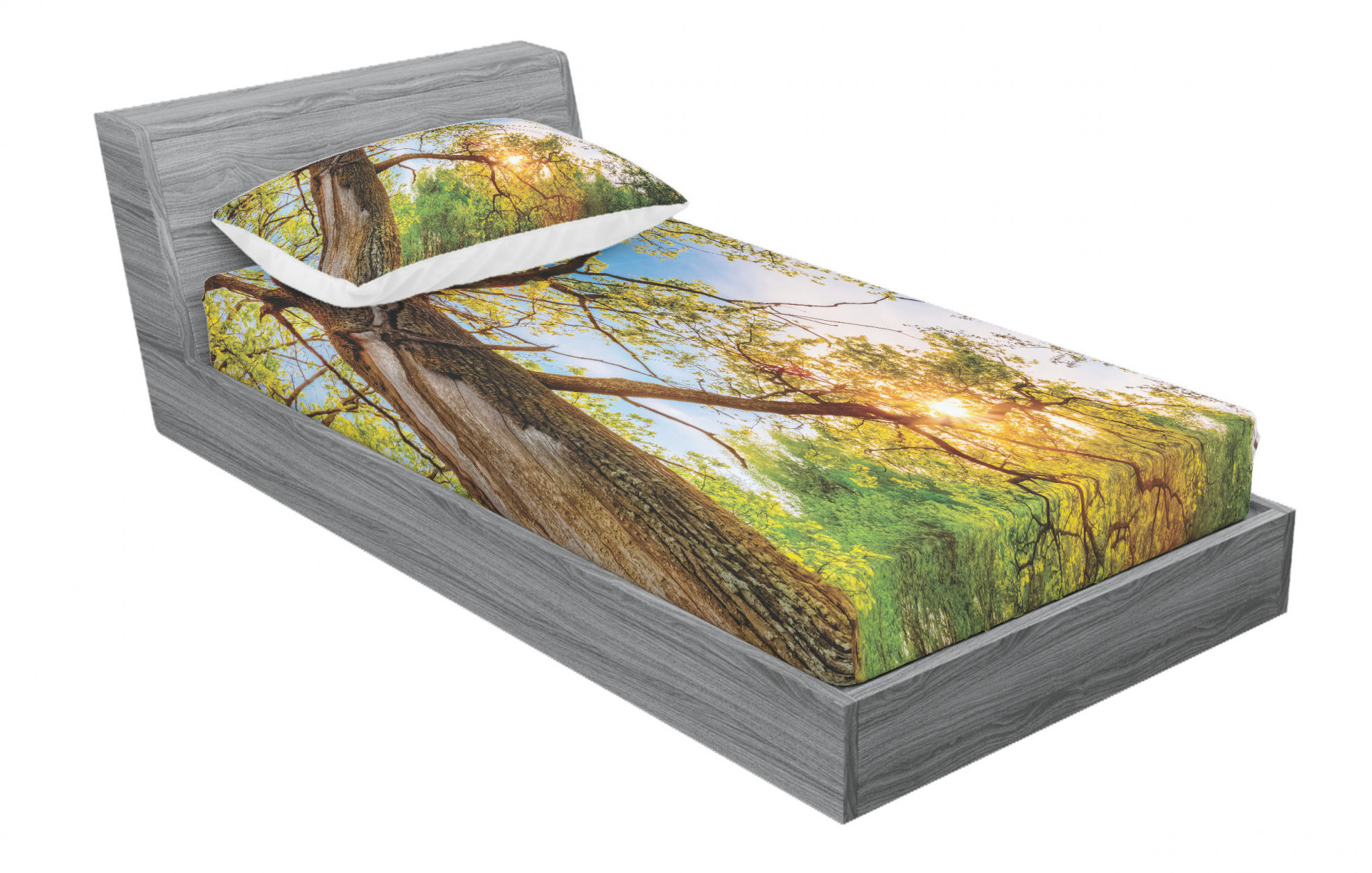 Ambesonne Forest Sheet Set | Wayfair