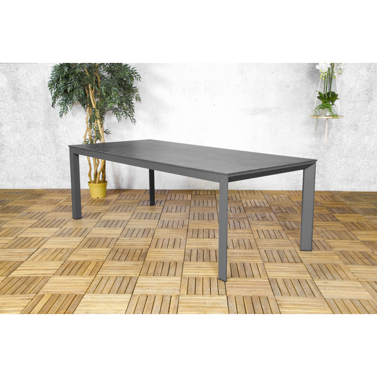 Ebern Designs Mion Rectangular 8 - Person 220Cm L Outdoor Dining Table ...