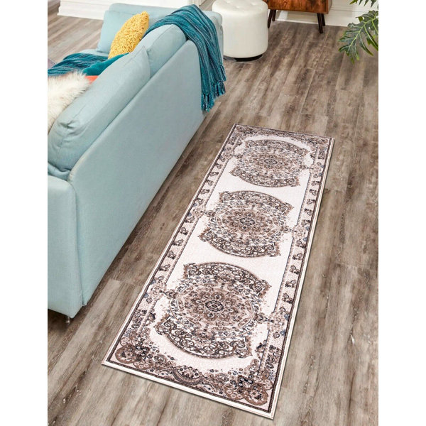Latitude Vive Runner Casimier Floral 80cm X 300cm Area Rug Set ...