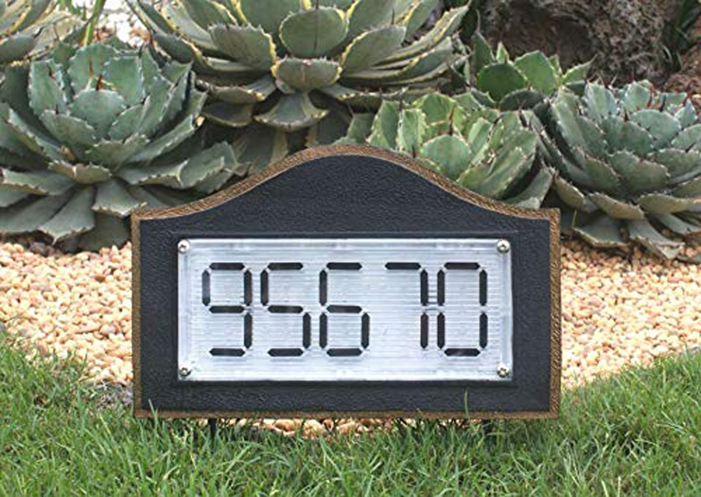 Myfuncorp Solar Powered House Address Plaque Frame & Reviews | Wayfair
