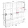 Ikee Design Mountable 12 Compartments Display Case & Reviews | Wayfair