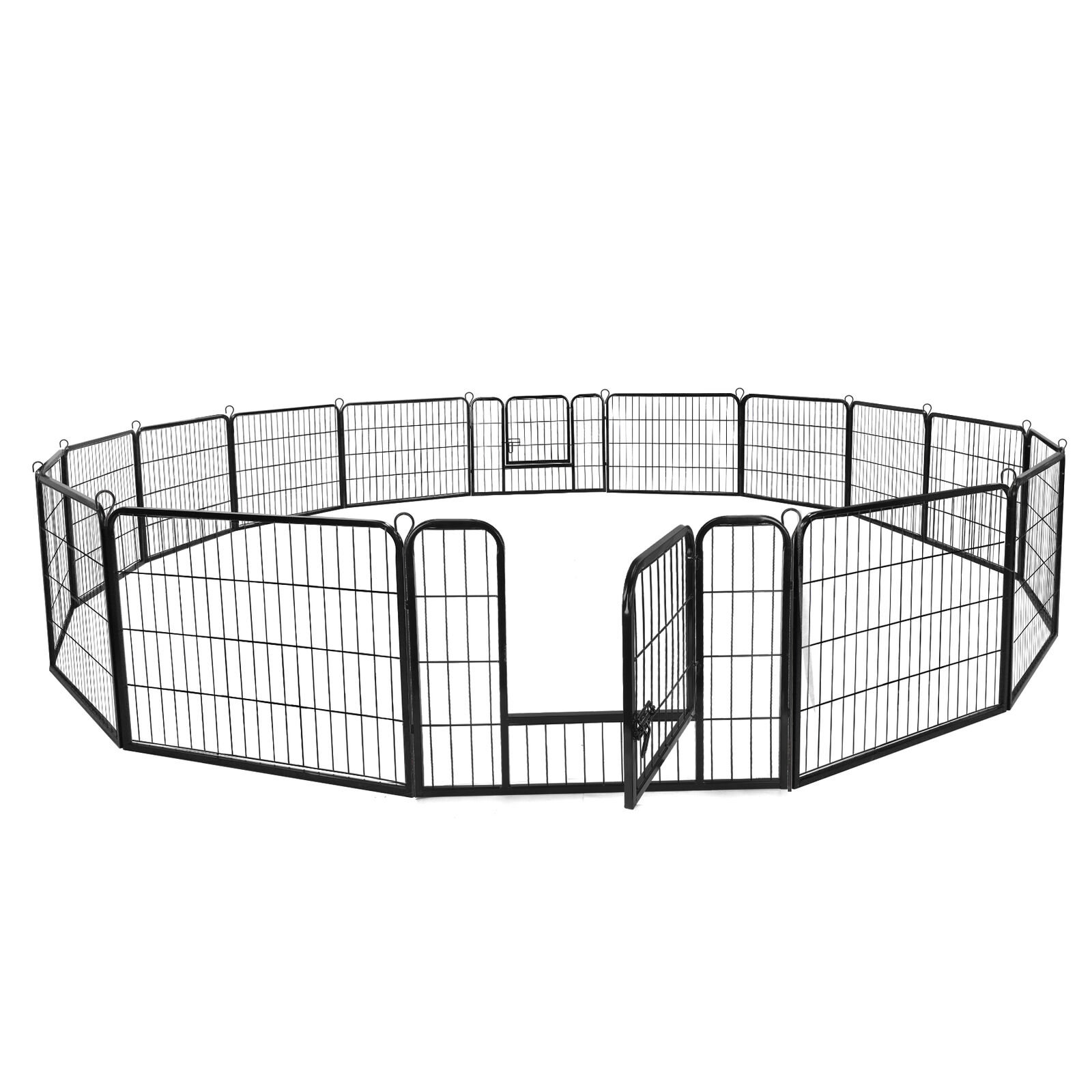VIVOHOME 16-piece Foldable Metal Pet Fence - Wayfair Canada