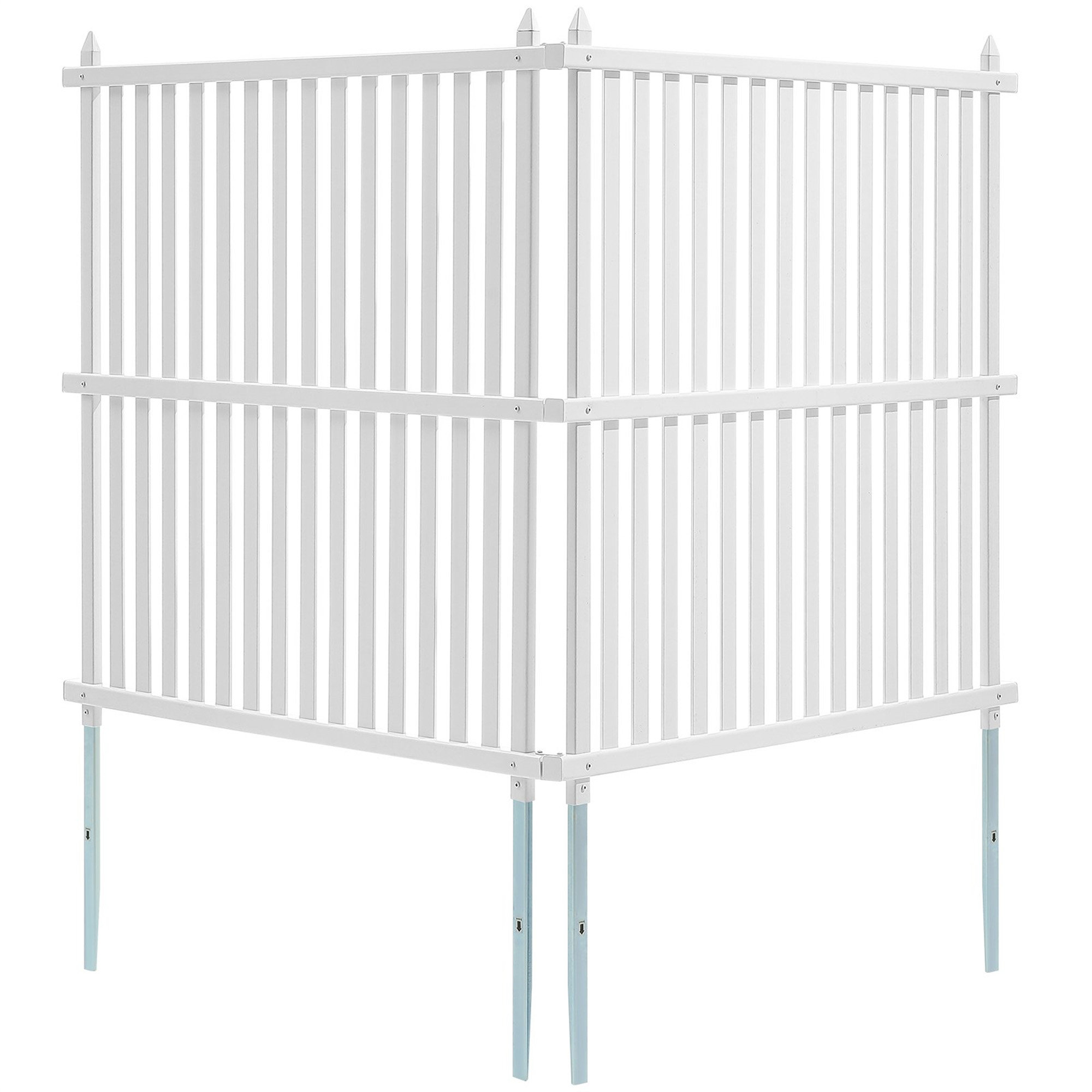 Sybertruck 48" W X 48" H Vinyl Privacy Fence Panels | Wayfair