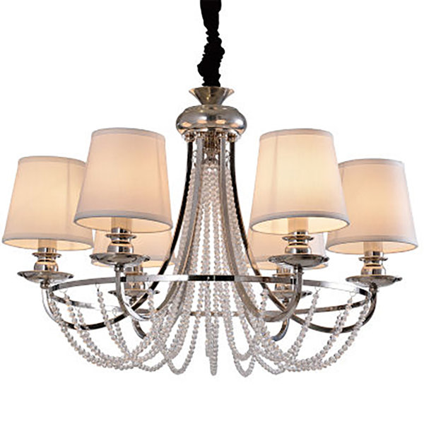 Kensington 6 - Light Shaded LED Chandelier | Wayfair.co.uk