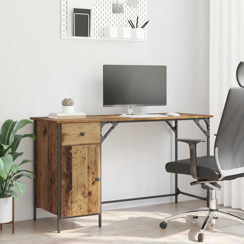 Trent Austin Design Computer Desk Old Wood 131 X 48 X 75 Cm Engineered ...