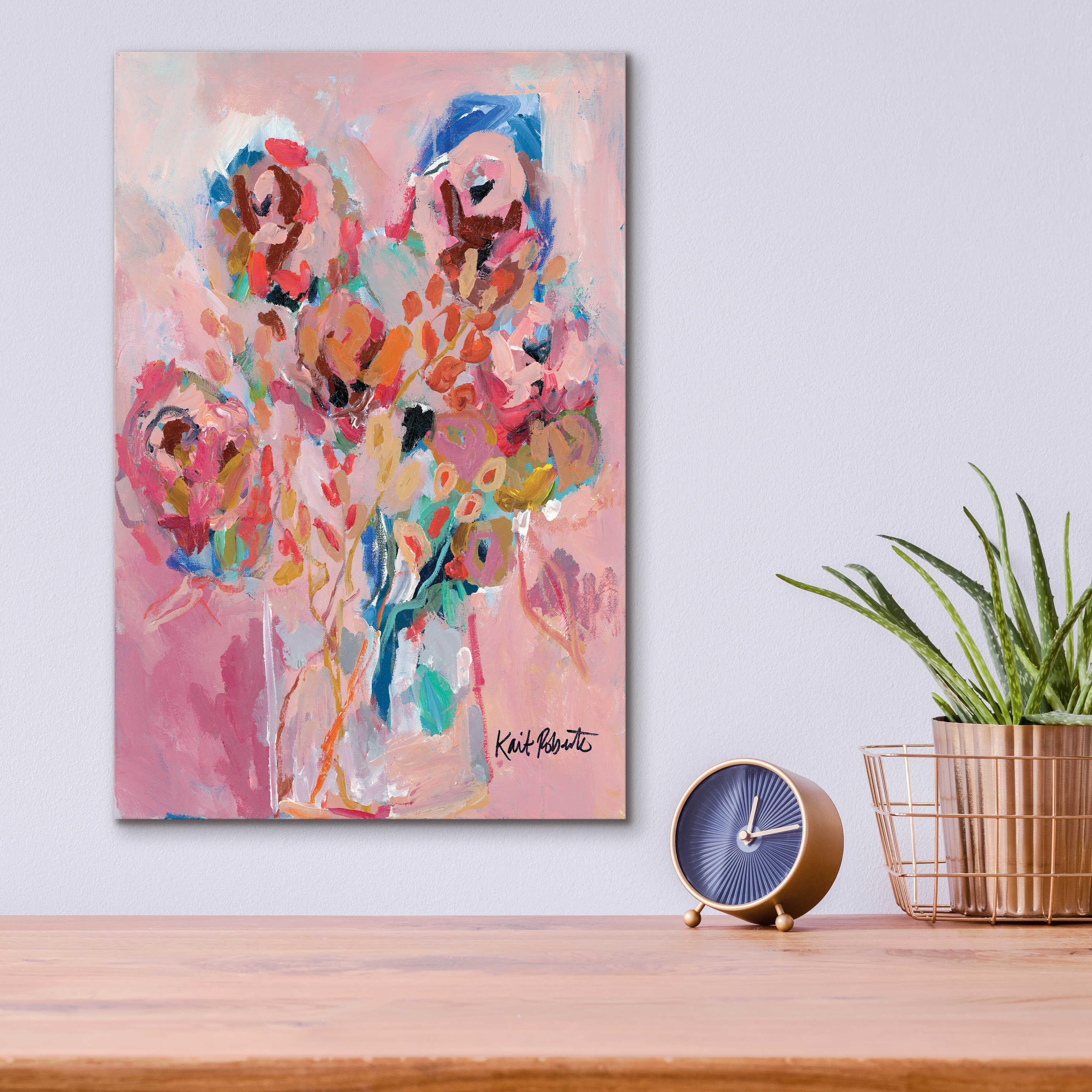 Red Barrel Studio® Dream Blooms by Kait Roberts - Unframed Painting ...