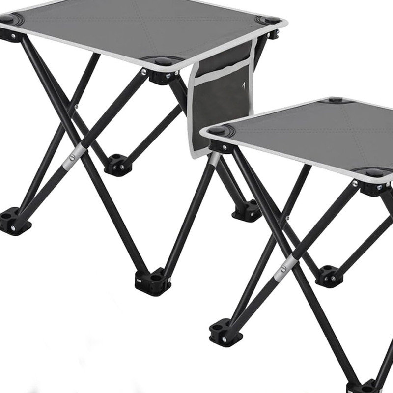 Arlmont & Co. Portable Camping Stool, Foldable Travel Seat or ...