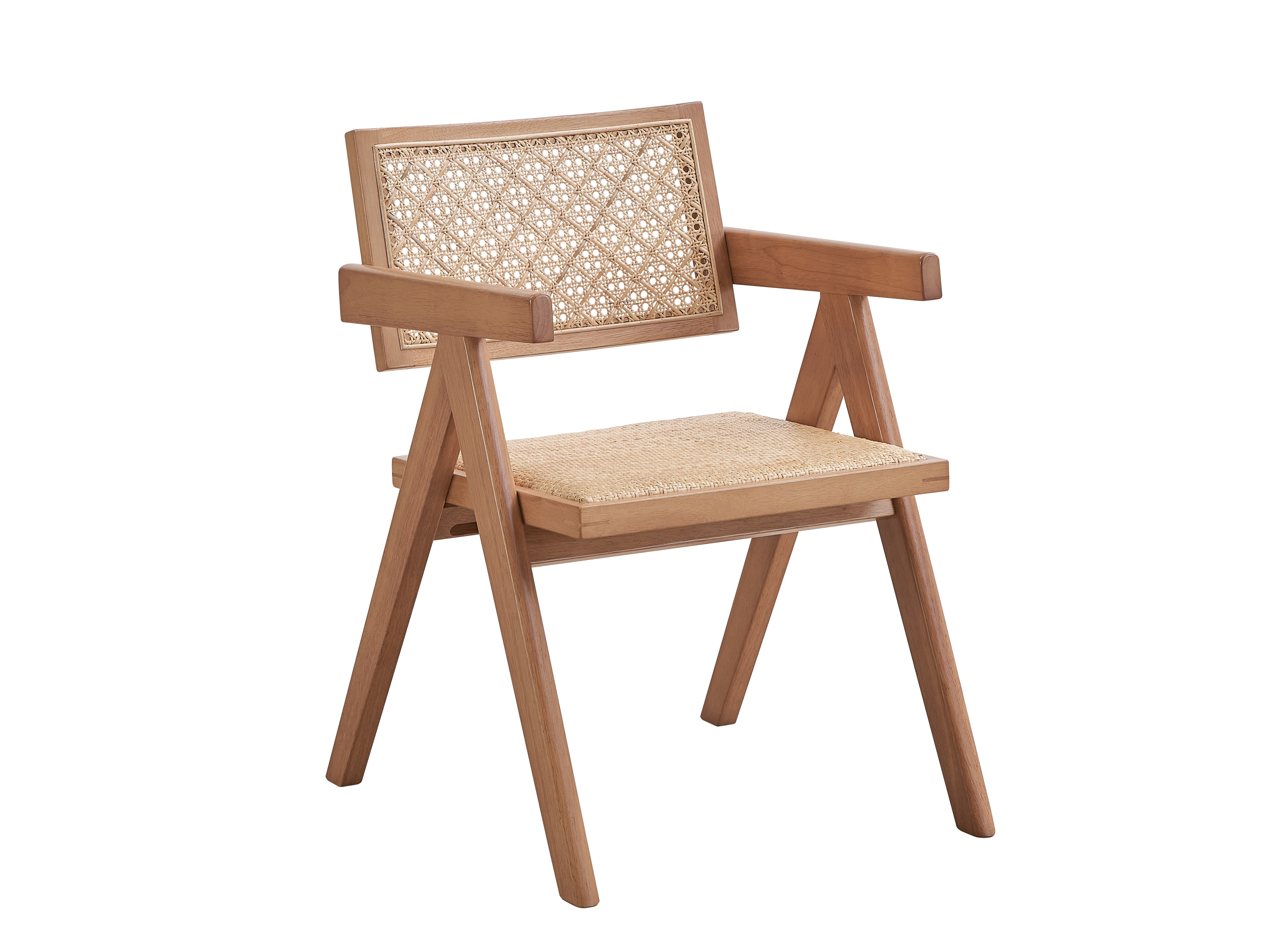 Bayou Breeze Aaden Patio Faux Rattan Dining Chairs with Curved Backrest ...