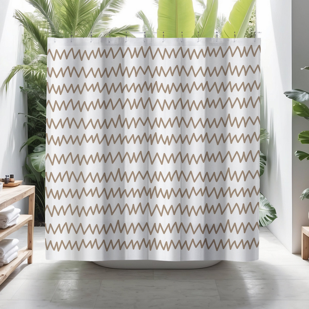 ULLI HOME Coco Shower Curtain | Wayfair