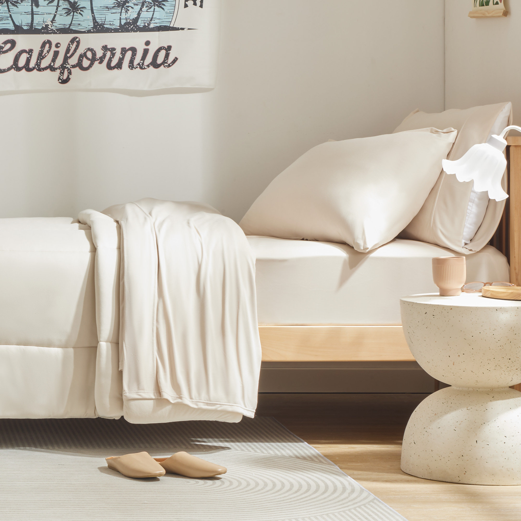 Sleep Zone Soft Jersey Knit Comforter Set & Reviews | Wayfair