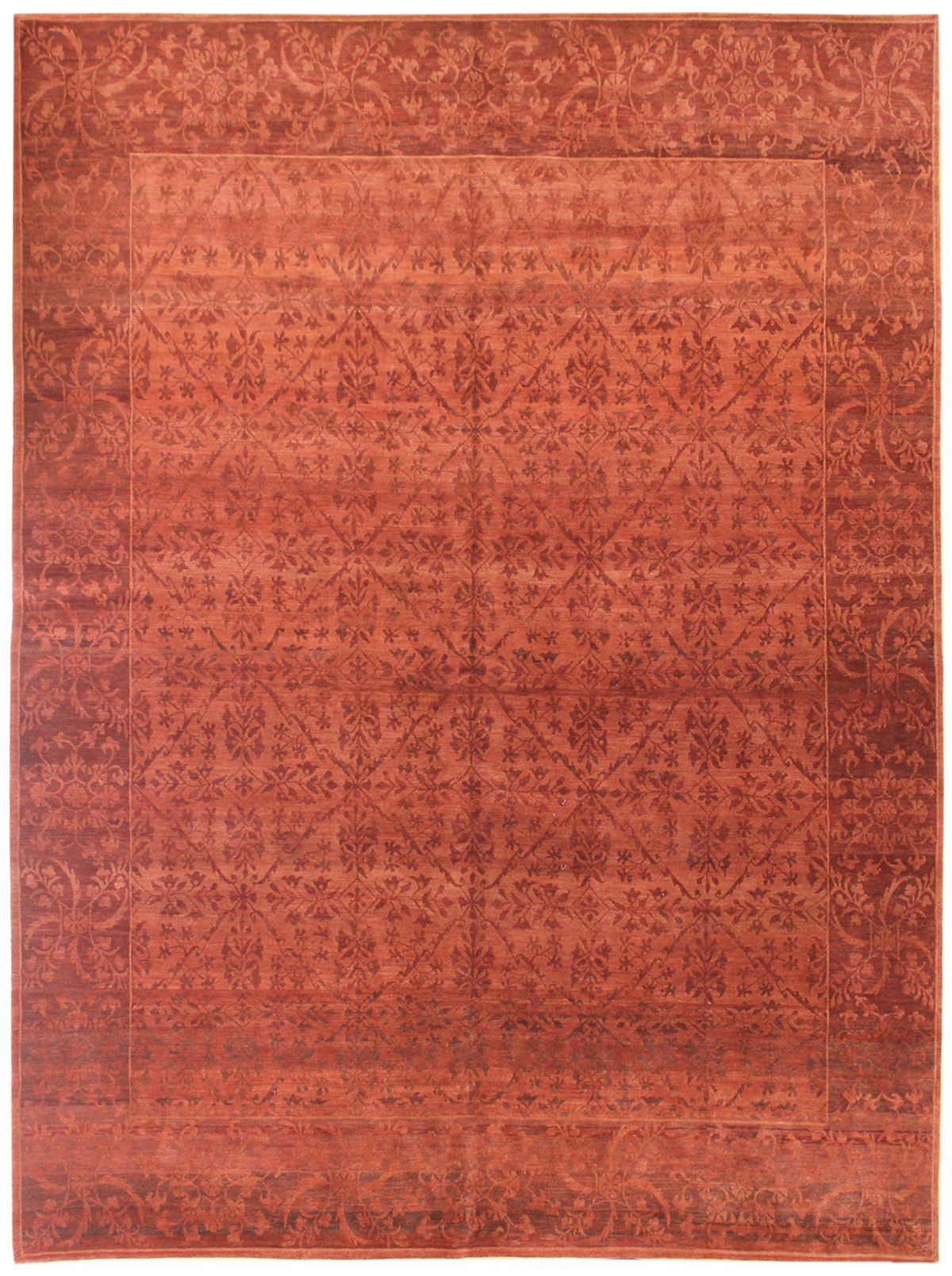 Landry & Arcari Rugs and Carpeting Trellis Modern Low-Contrast ...