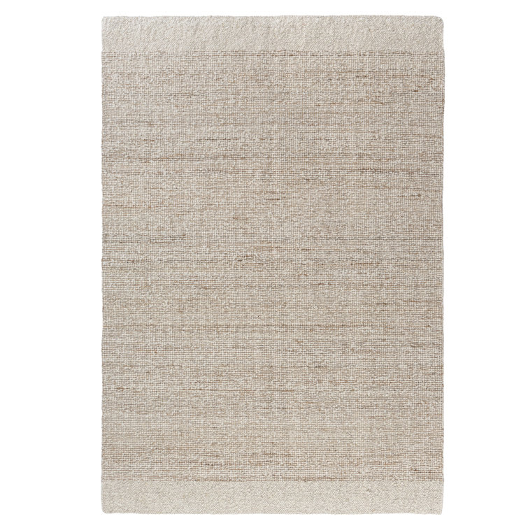 Gracie Oaks Cazares Contemporary Striped Wool Blend Hand-Woven Area Rug ...