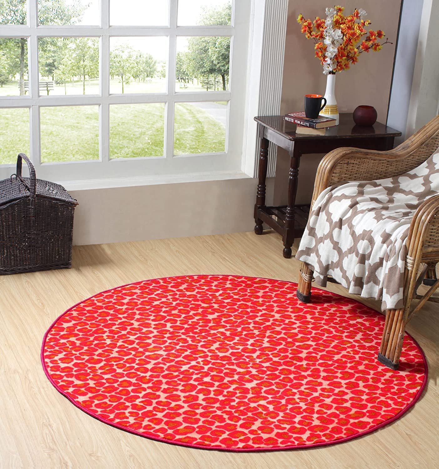 Mercer41 Giandomenica Animal Print Machine Made Tufted Nylon Area Rug ...