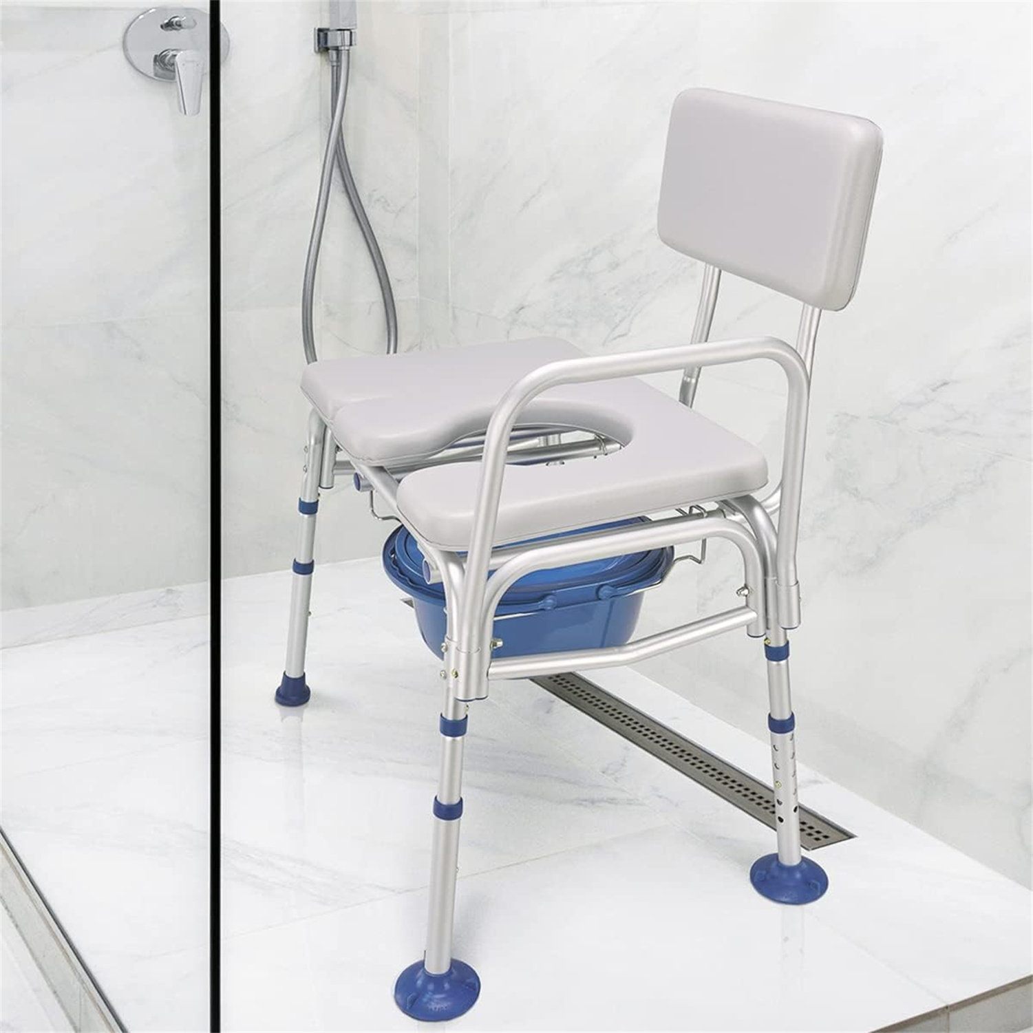 ASA Greenchief Tub Transfer Bench & Bedside Commode Chair - Safe ...