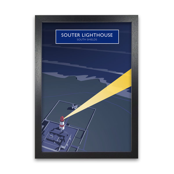 17 Stories Souter Lighthouse At Night by Richard O'Neill - Print ...