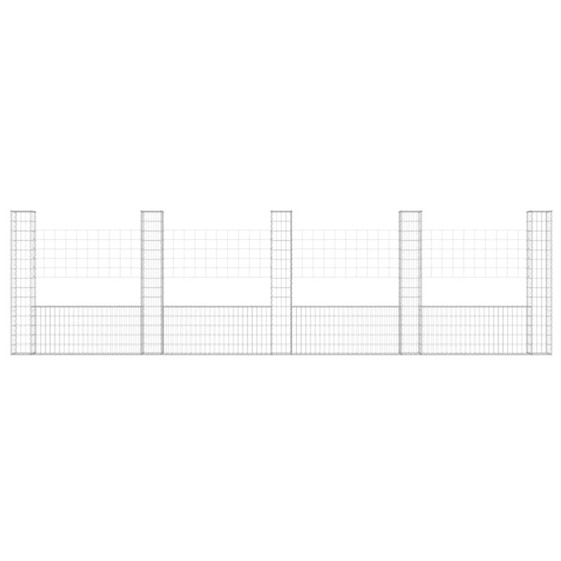VidaXL Silver Metal Fence Panel | Wayfair