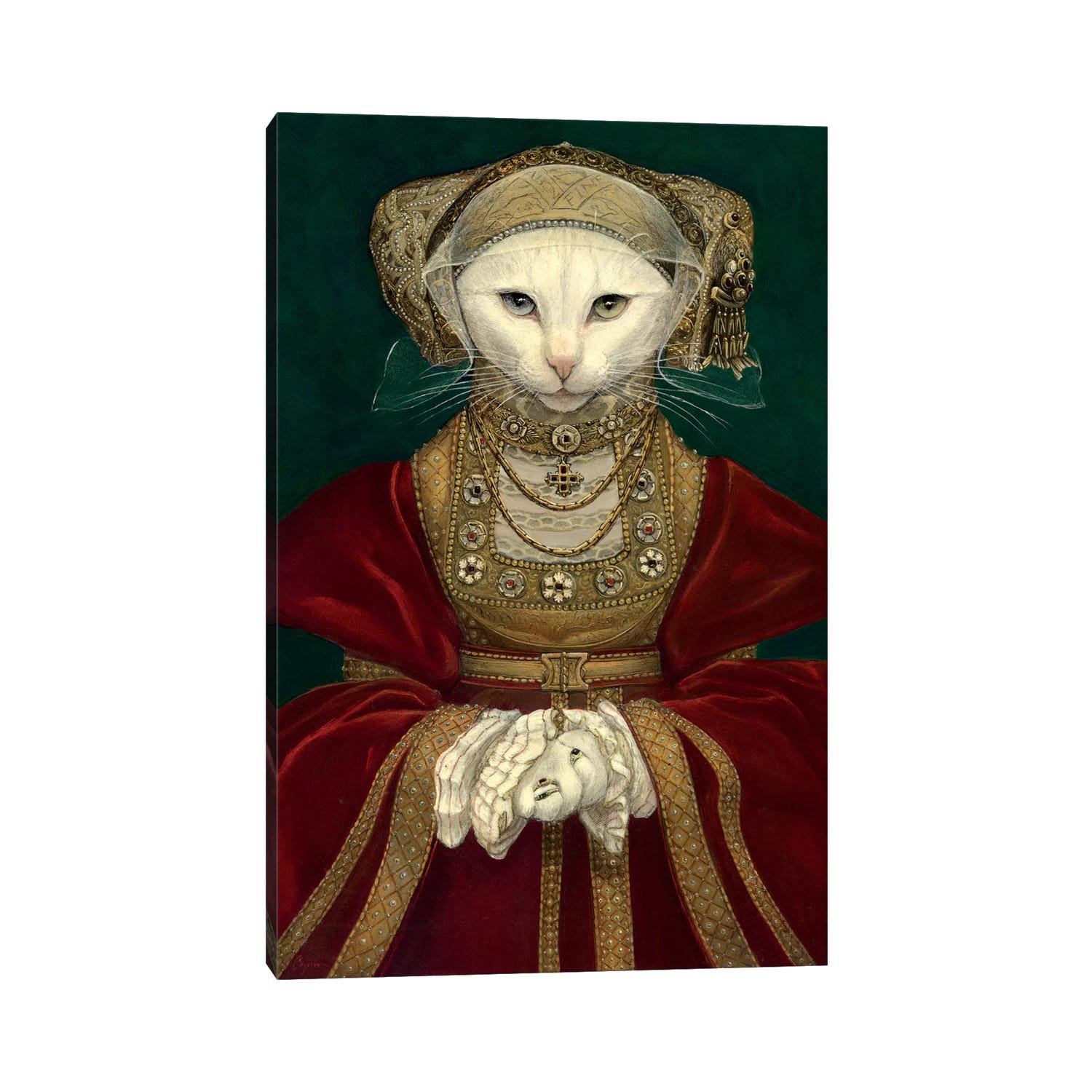 East Urban Home Mouse of Cleves - Wrapped Canvas Painting Print | Wayfair