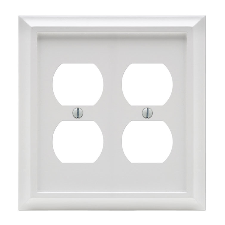 AmerTac Deerfield 2-Gang Duplex Outlet Wall Plate - Wayfair Canada