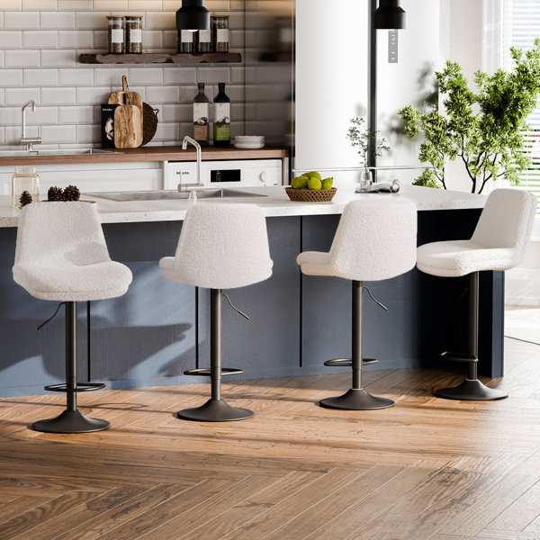 George Oliver Adjustable Height Counter & Bar Stool,(Set Of 4 ...