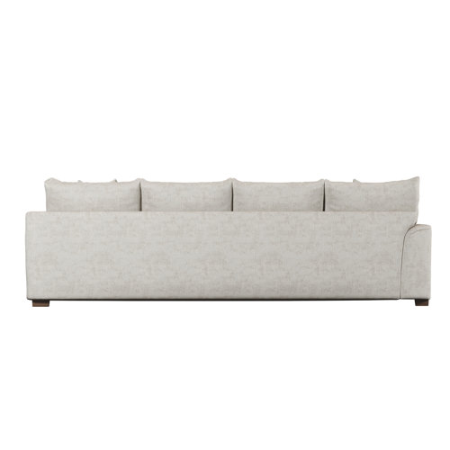 Wade Logan® Azjah 123" Wide Right Hand Facing Sectional with Chaise ...