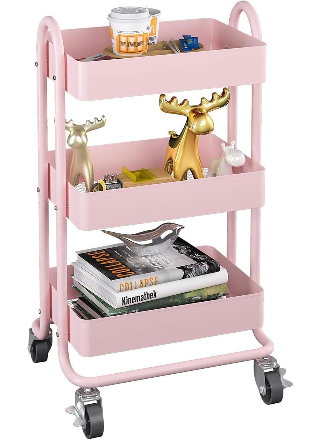 YESCAD Kitchen Storage Carts with Wheels | Wayfair