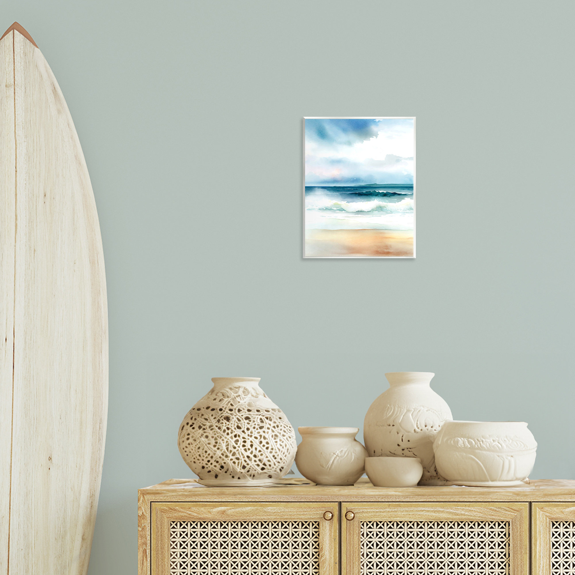 Highland Dunes Rolling Seaside Waves Wall Plaque Art by Steve Hunziker ...