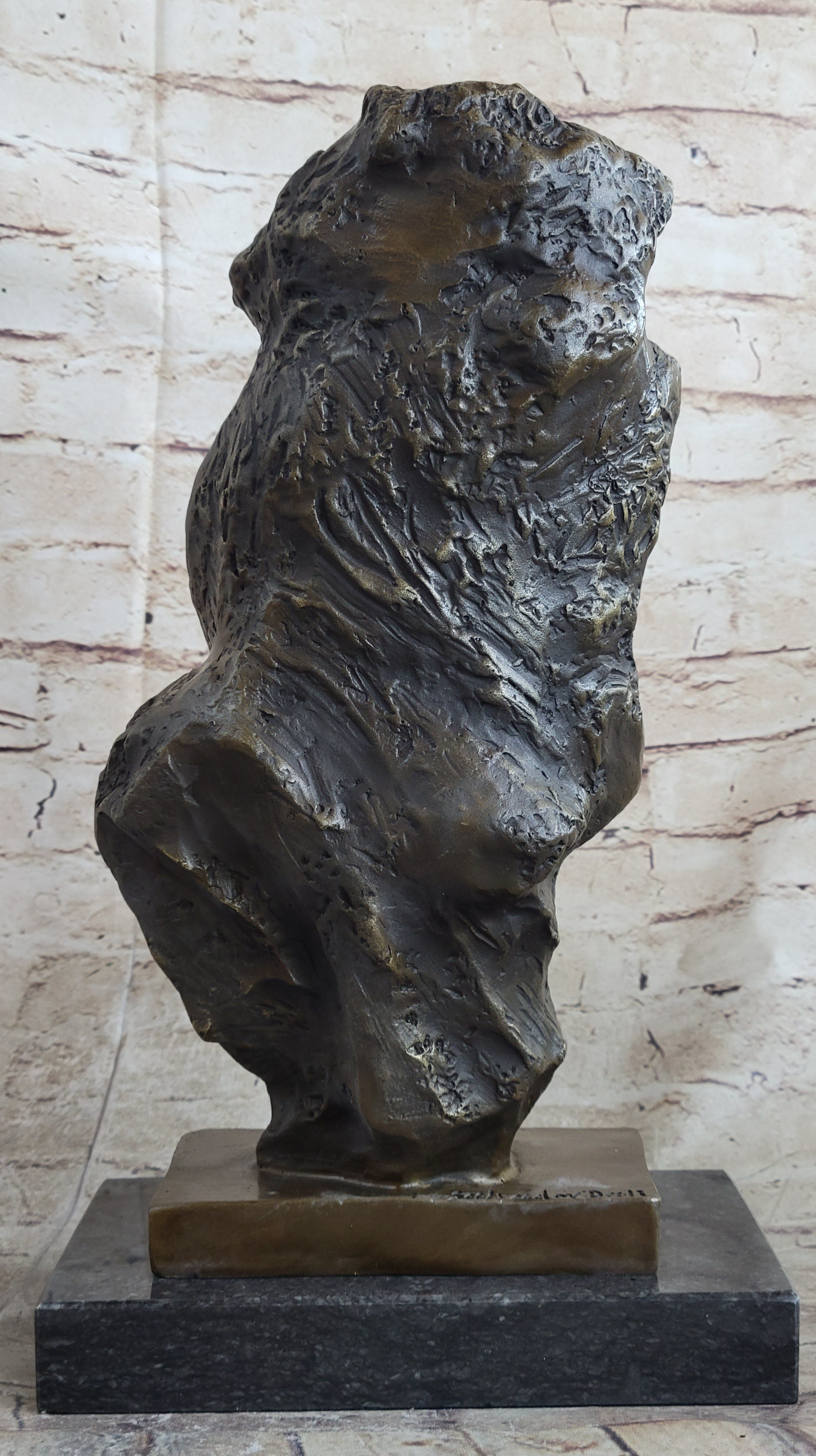 Red Barrel Studio® Marithza Handmade Abstract Bronze Face Sculpture ...