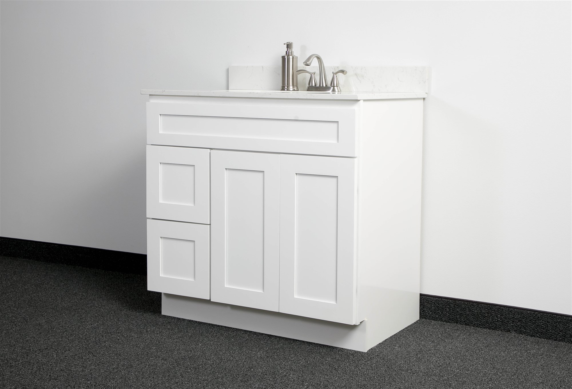 United Cabinetry 36'' Bathroom Vanity Base Only & Reviews | Wayfair