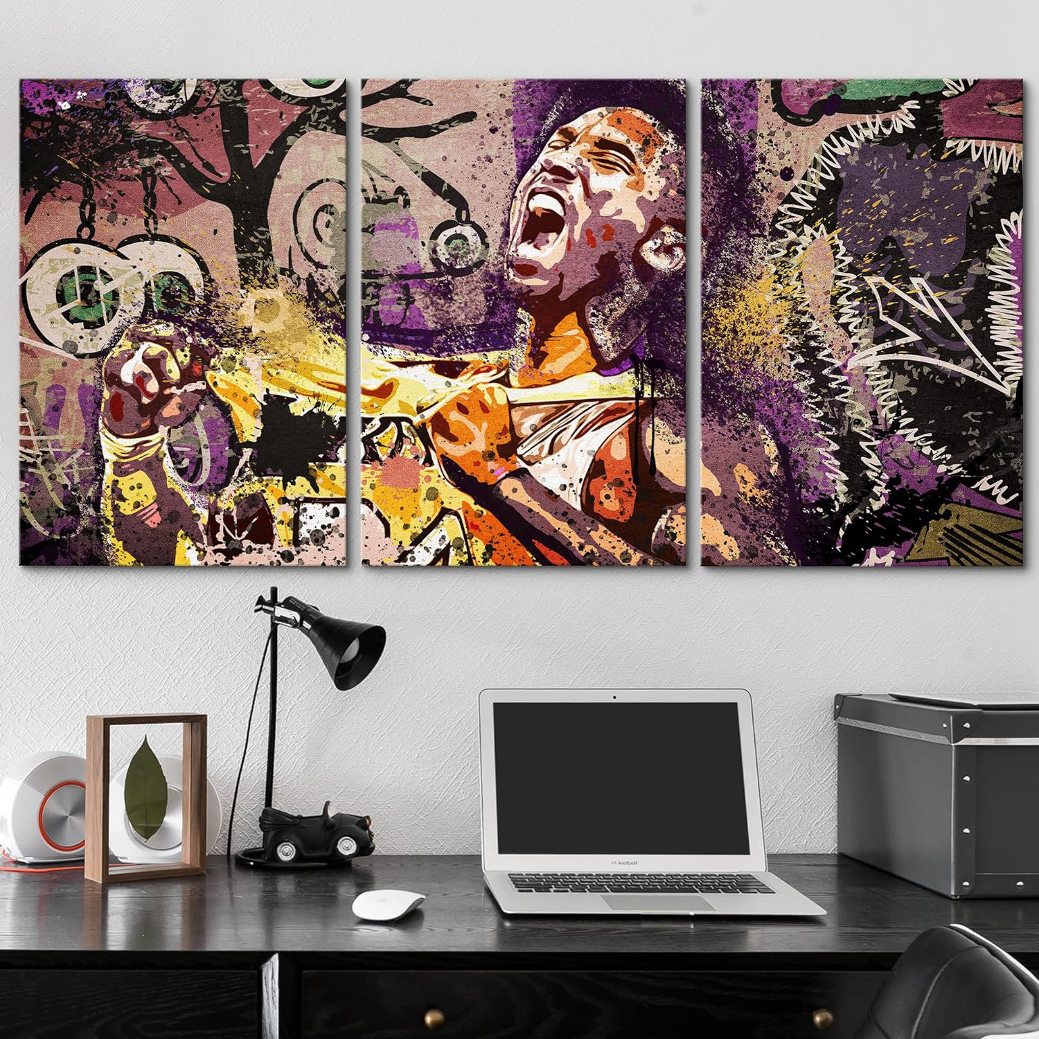 IDEA4WALL Pop Urban Street " Athletic Basketball Kobe Bryant Graffiti ...