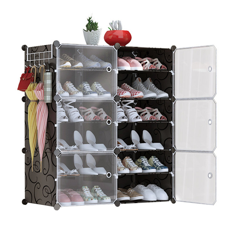 Rebrilliant 24 Pair Shoe Rack | Wayfair