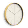 SIGNLEADER Beige Clock Decor Wooden Large Wall Clock Living Room ...