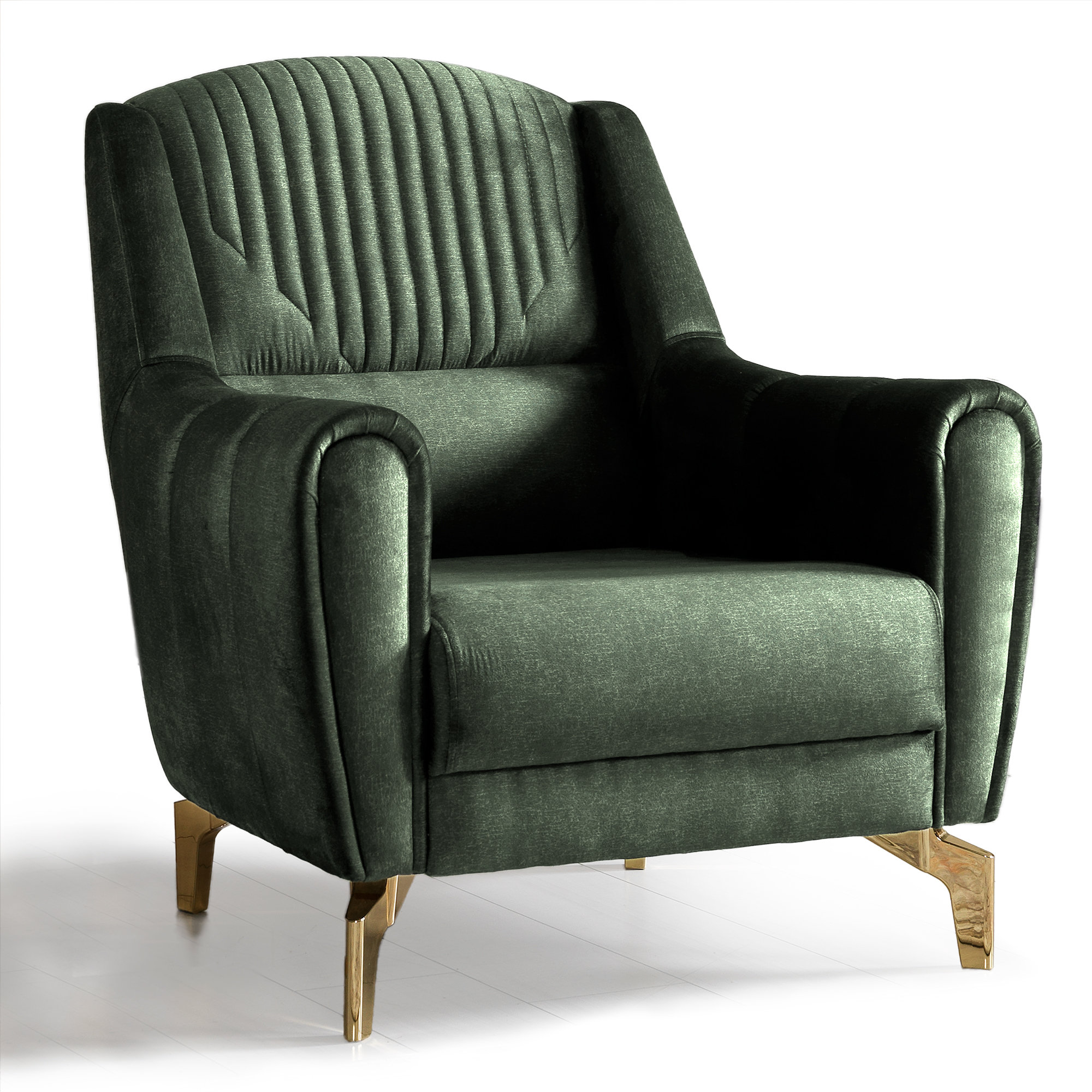 Mercer41 Demeree 34.6'' Wide Tufted Velvet Club Chair | Wayfair