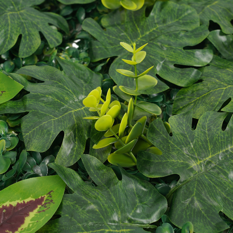 Primrue 6PCS Greenery Walls Artificial Decor | Wayfair