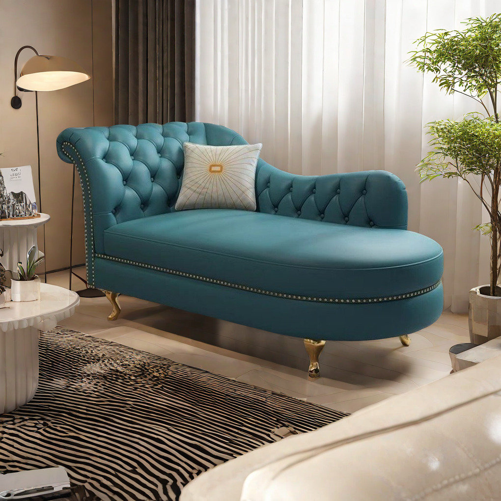 Axis Living Light Luxury Indoor Chaise Lounge Upholstered Chaise Lounge ...