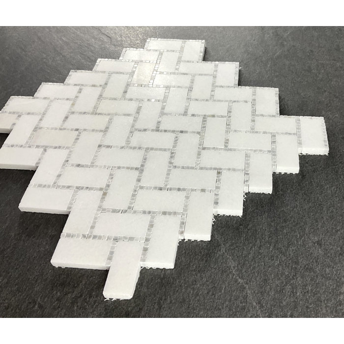 ES Stone Straight Edge Natural Stone Marble Mosaic Sheet Wall Floor Use ...