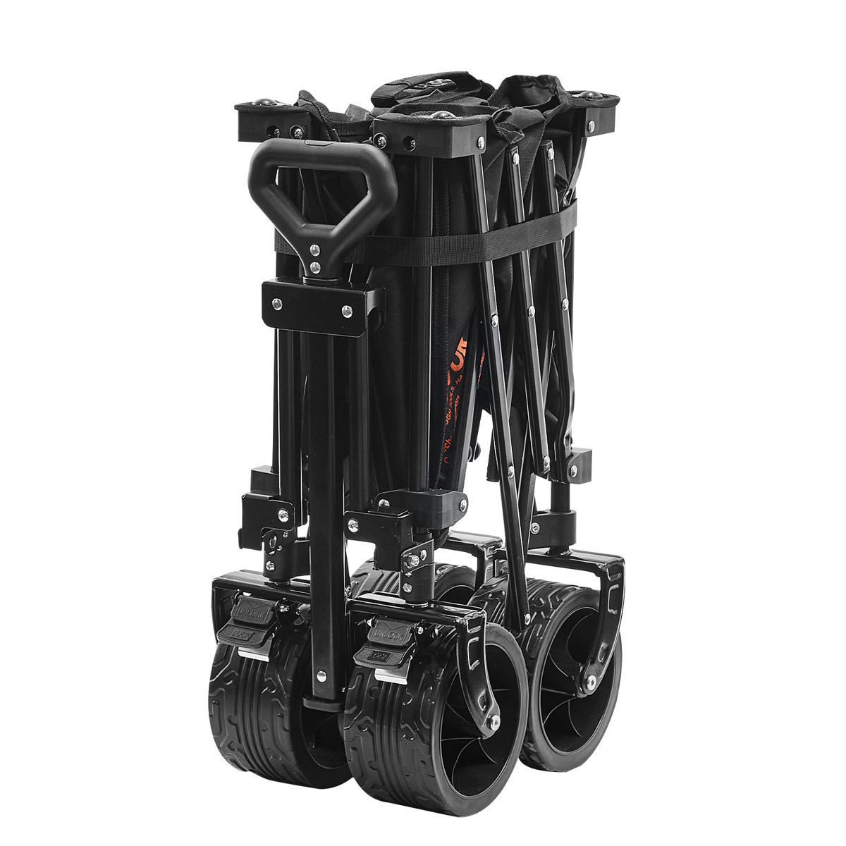VEVOR Collapsible Folding Heavy Duty Garden Carts | Wayfair