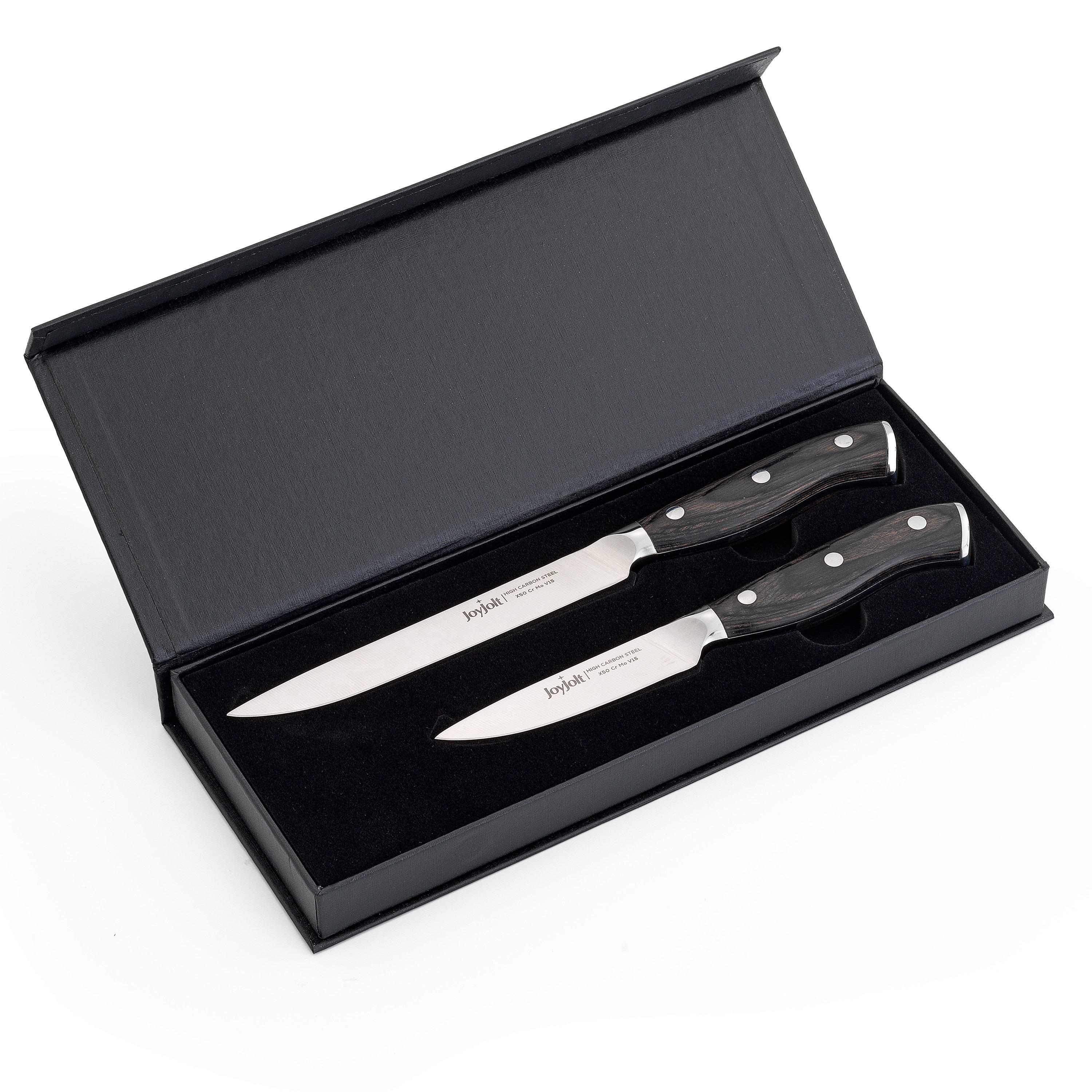 Joyjolt 2-Piece Pakka Wood Utility Knife Set & Reviews | Wayfair
