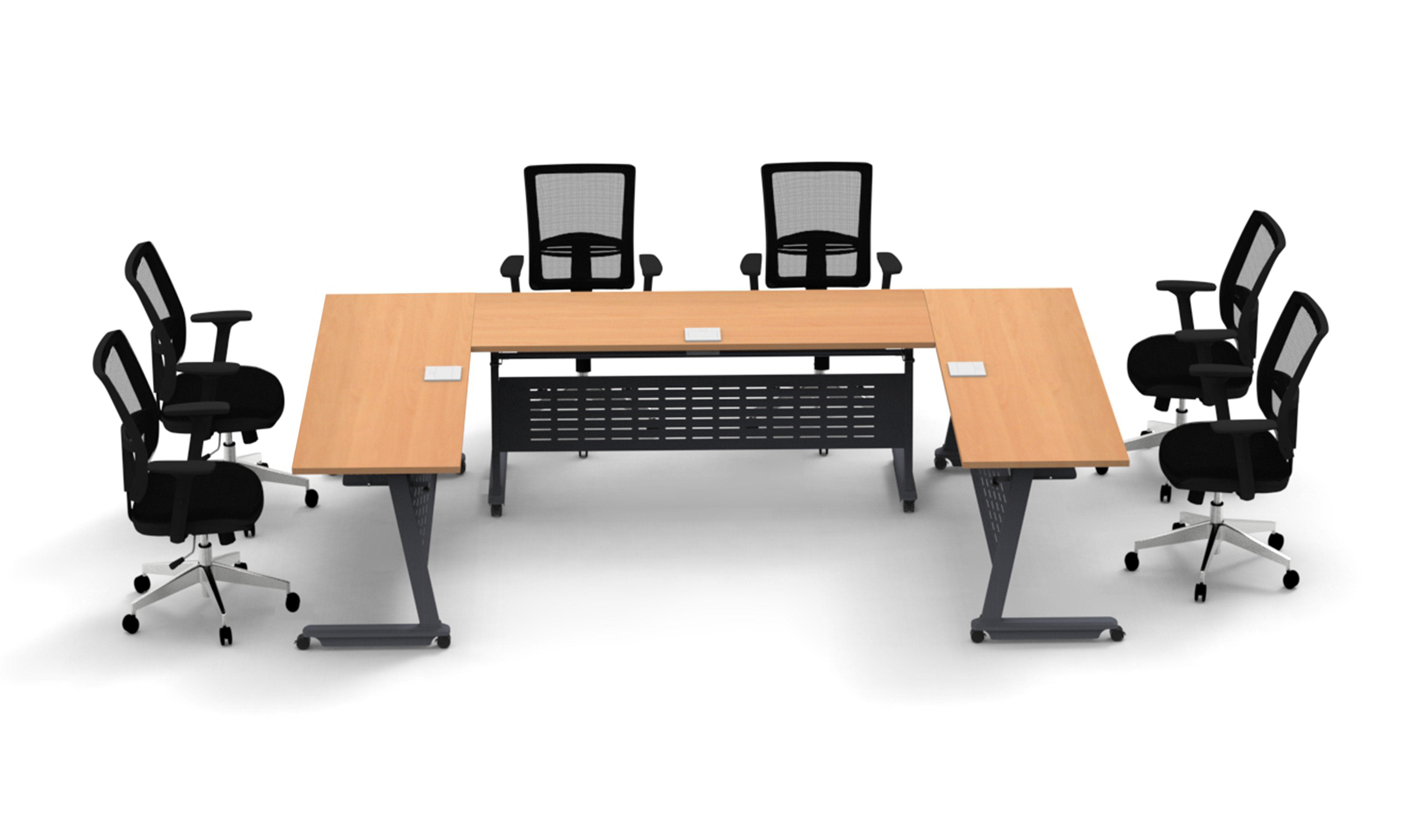 Team Tables Tables Training Meeting Seminar Classroom Model 2594 9Pc ...