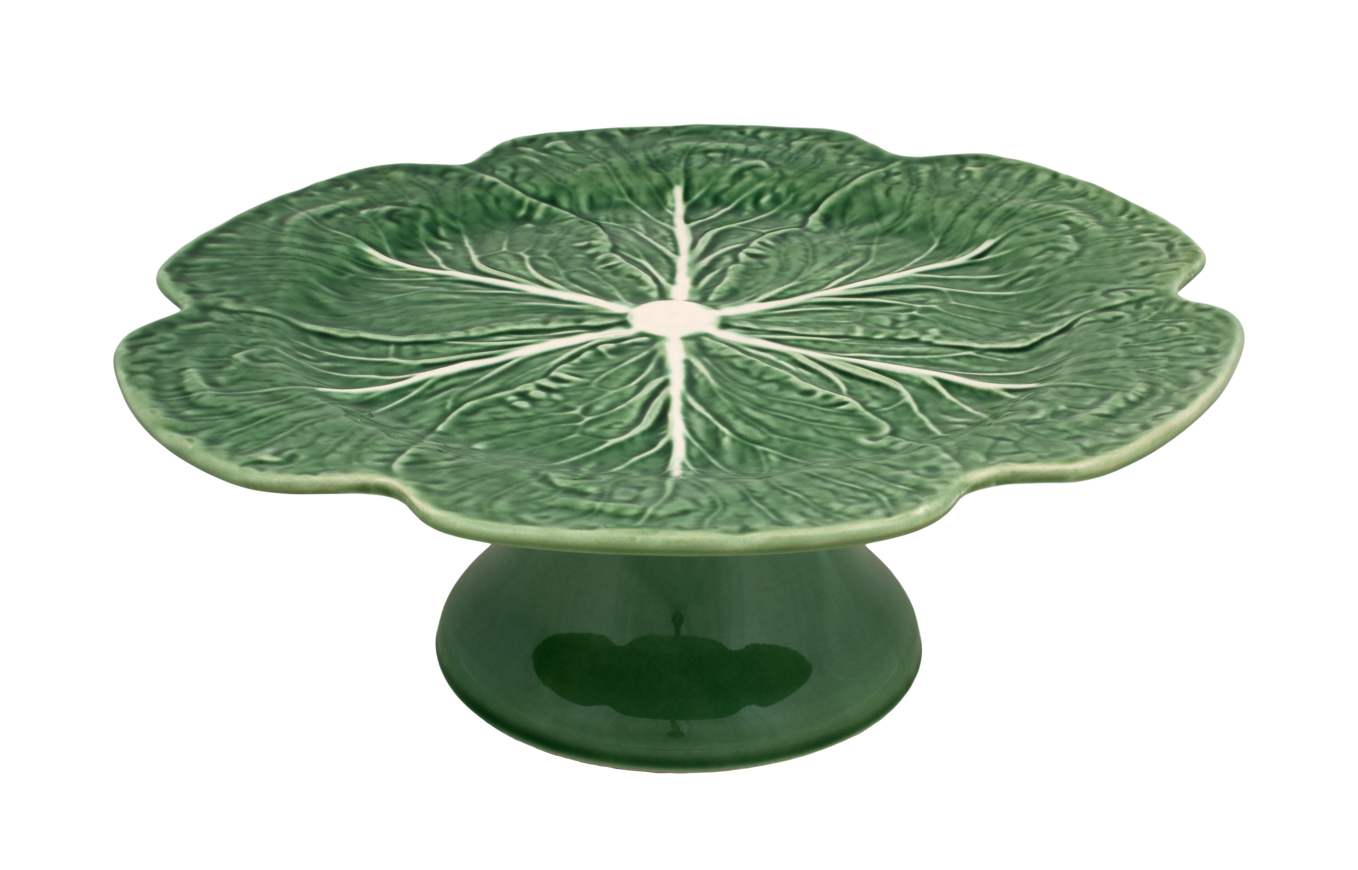Bordallo Pinheiro Cabbage Cake Stand | Birch Lane