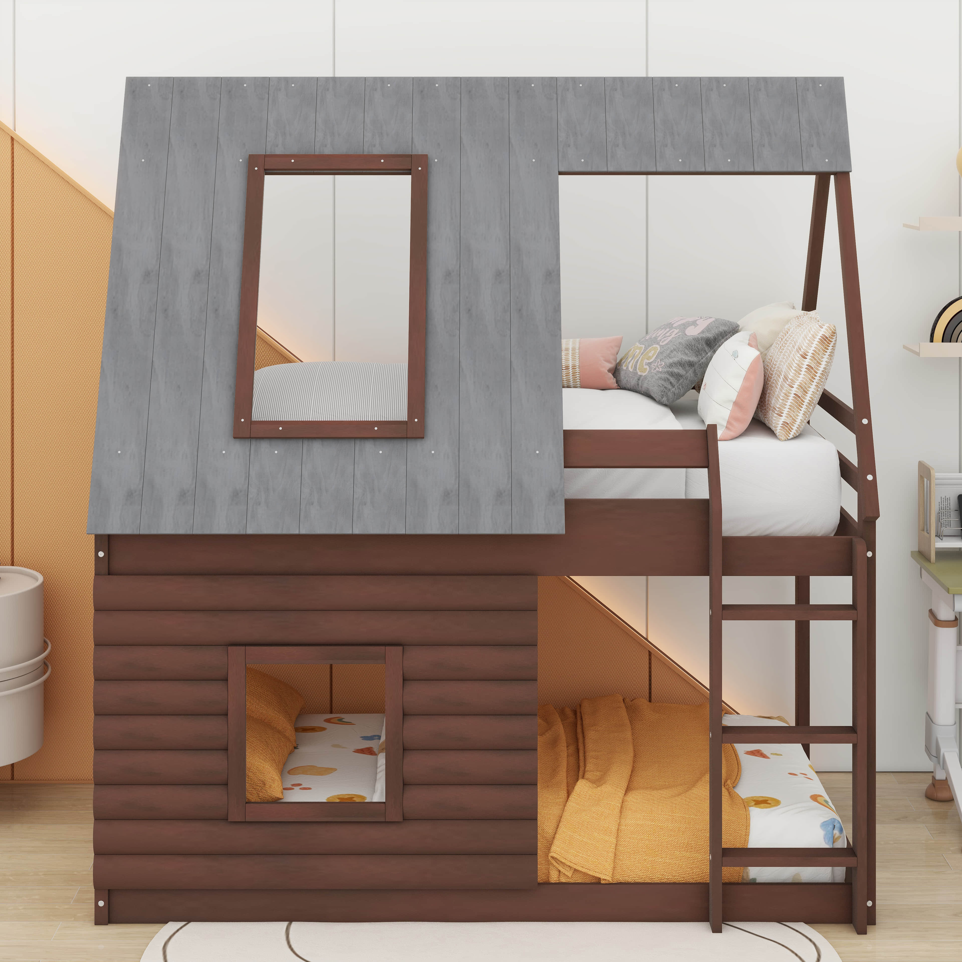 Harper Orchard Adalay Kids Twin Bunk Bed | Wayfair