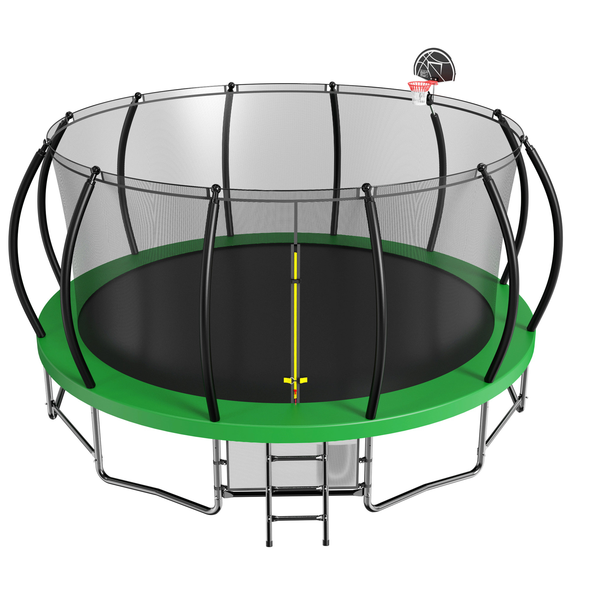 Creationstry Spacious Design Trampoline Solid Base Structure, Safety ...