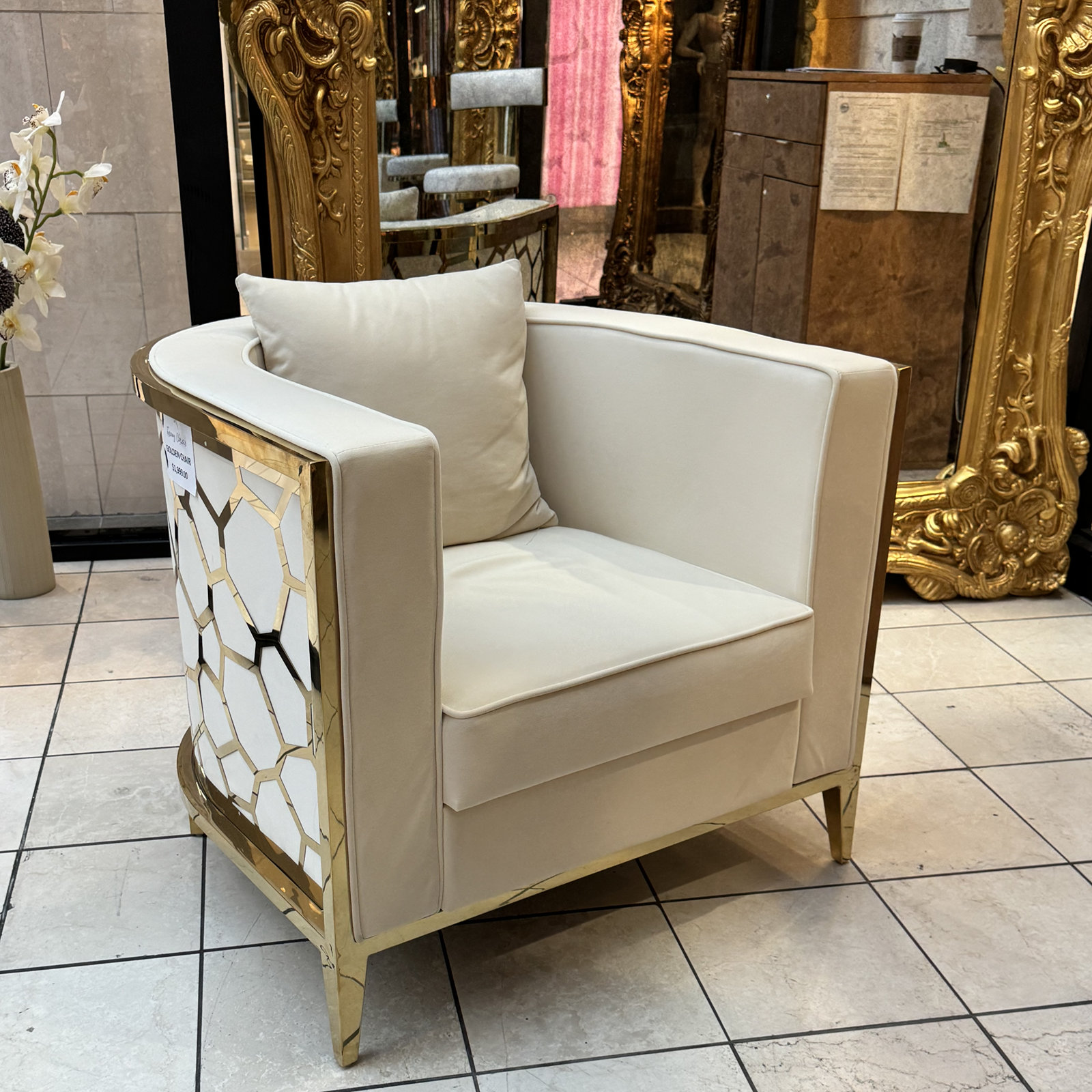 Everly Quinn Beldin 32.5'' Wide Tufted Velvet None | Wayfair